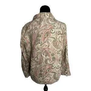 Alfred Dunner | Tops | C22 Alfred Dunner Beige Paisley Jacket Size 2p ...